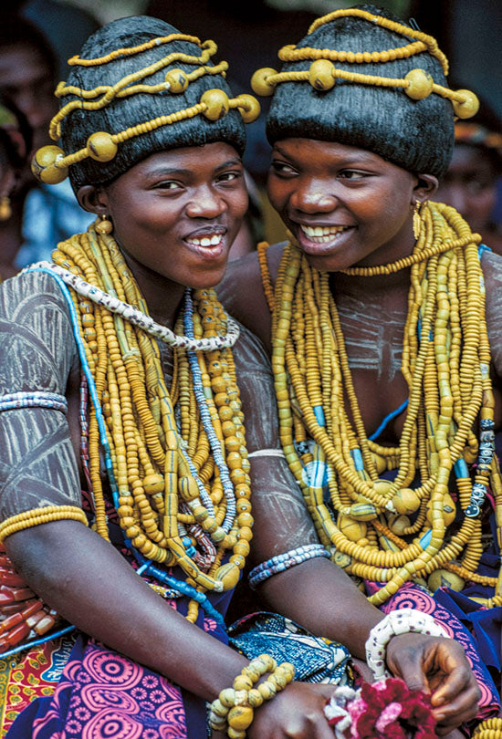 Krobo Initiates at the Dipo Ceremony, Ghana - Tribal Gallery